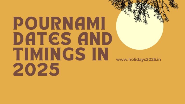 Poornima and Pournami Dates and Timings in 2025 - Calendar Holidays 2025